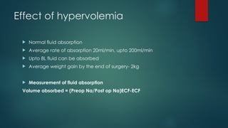 TUR SYNDROME for prostate urology presentation | PPTX