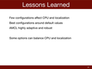 A TurtleBot Configurations Measurement Harness to Build a Sensitivity ...