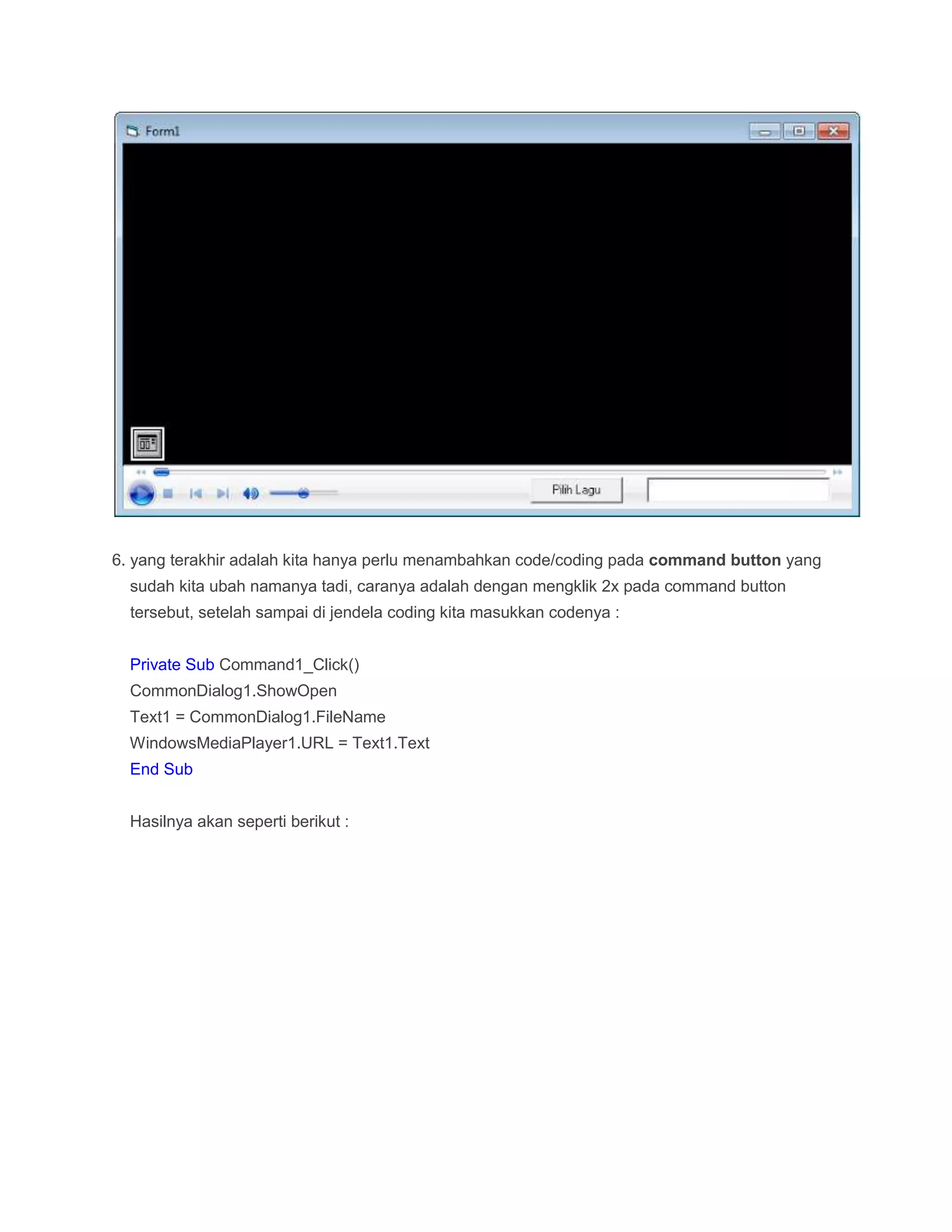 Turtorial ibnu royhan vb | PDF