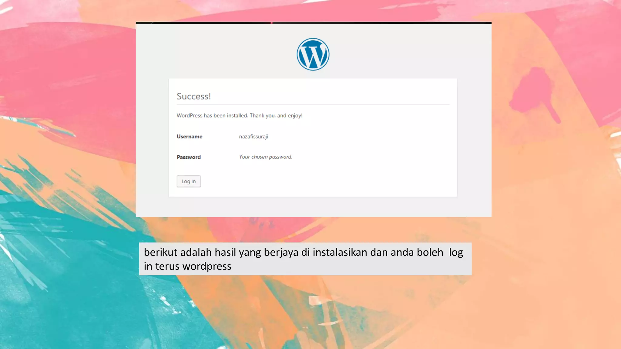 Tutorial instalasi wordpress secara localhost (xampp/wampp) | PPTX