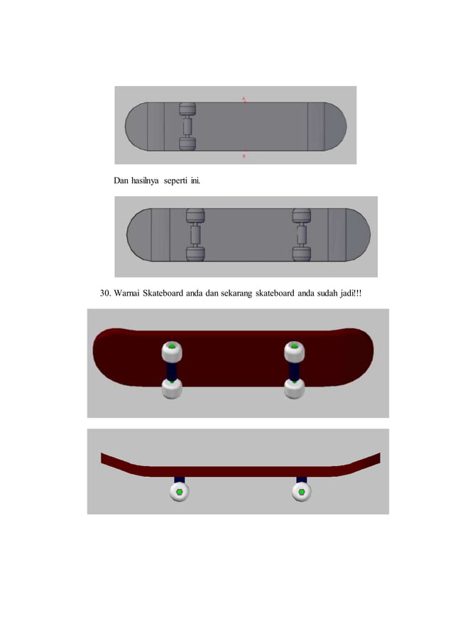 Turtorial membuat skateboard sederhana | PDF