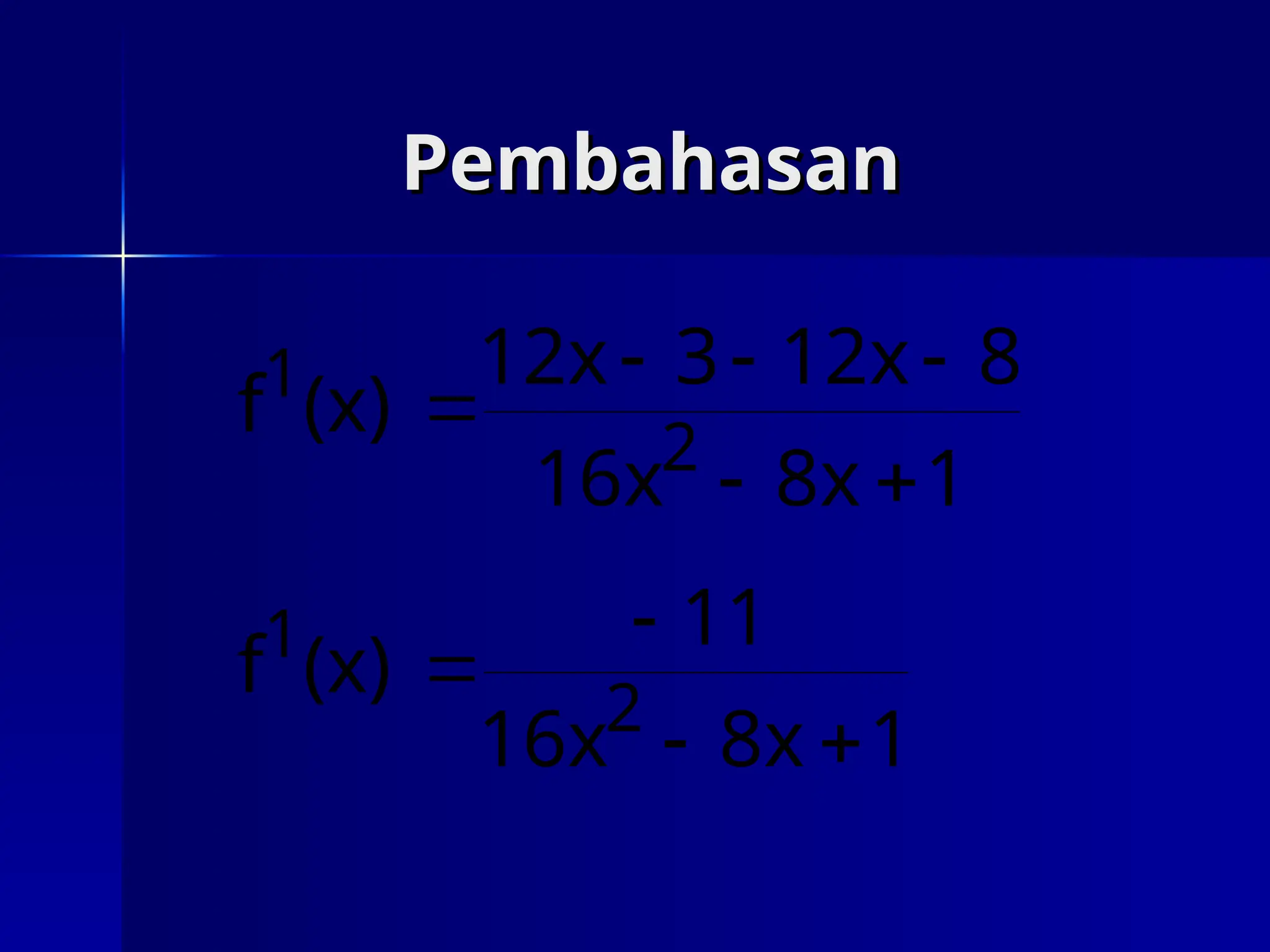 turunan.ppt atau diferensial, pelajaran kelas xi | PPT