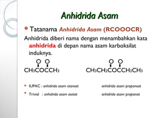 Turunan asam-karboksilat-ppt | PPT