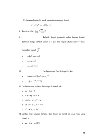 Turunan fungsi | DOC