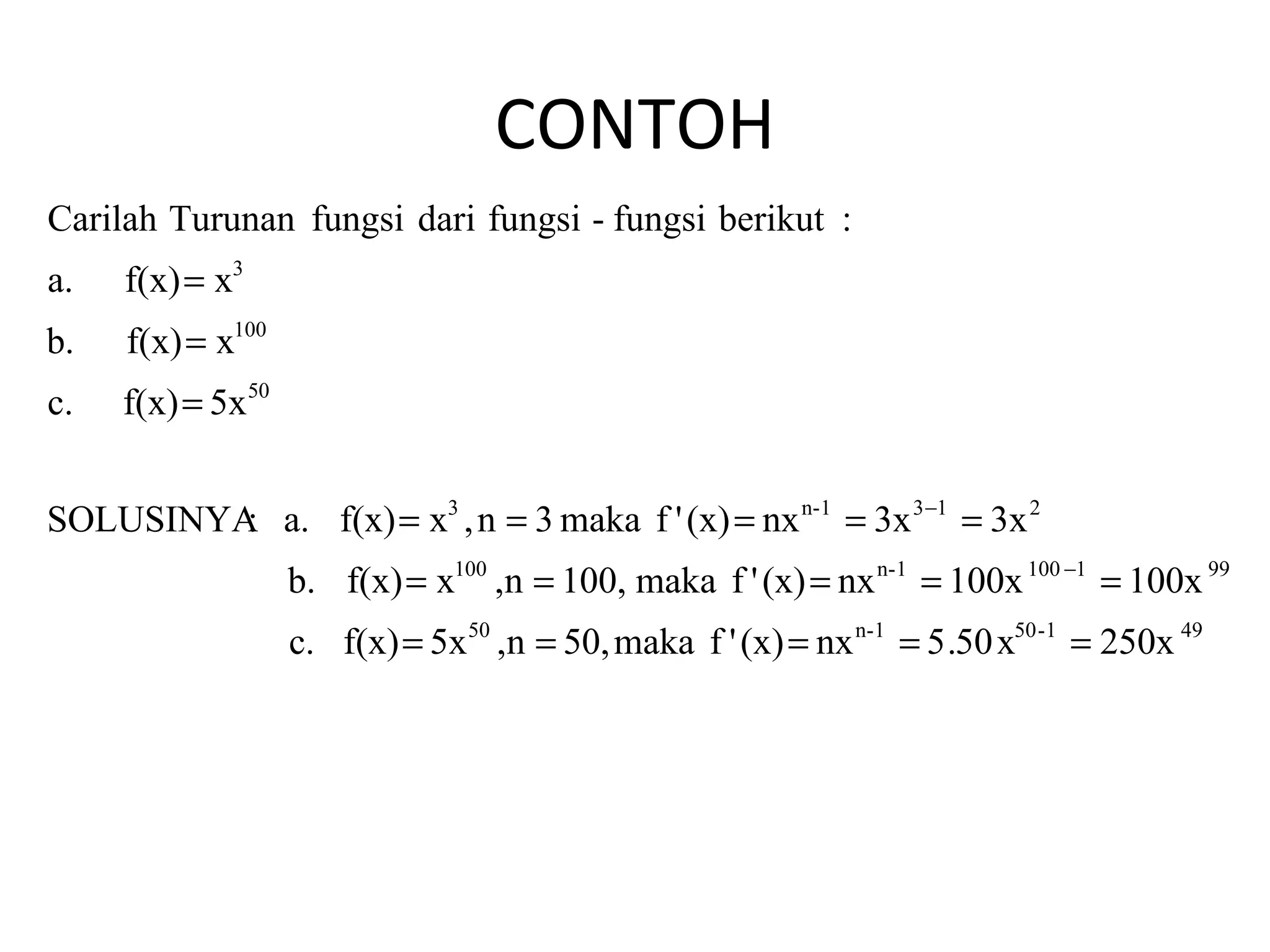 Turunan fungsi-lengkap | PPT