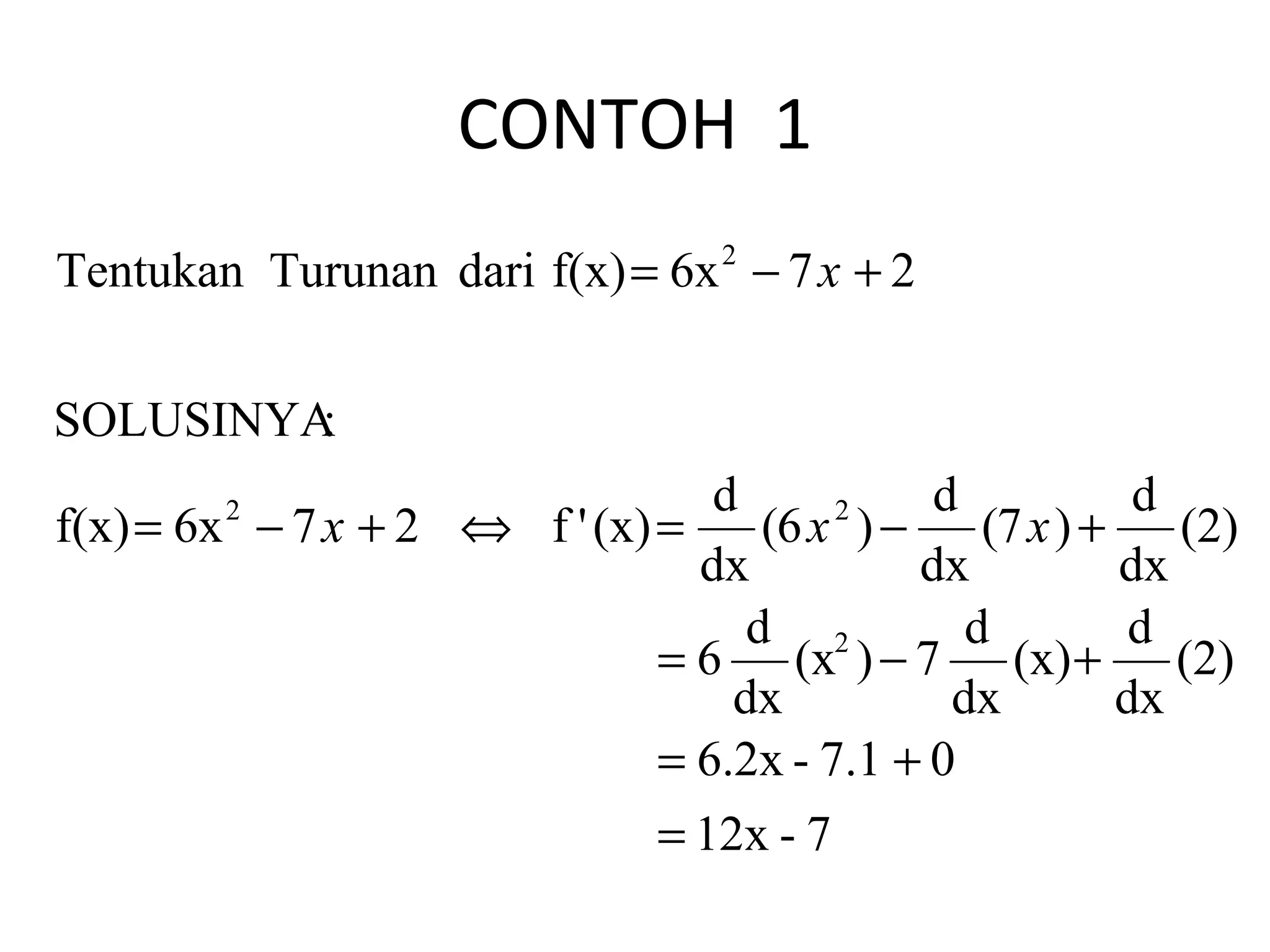 Turunan fungsi-lengkap | PPT