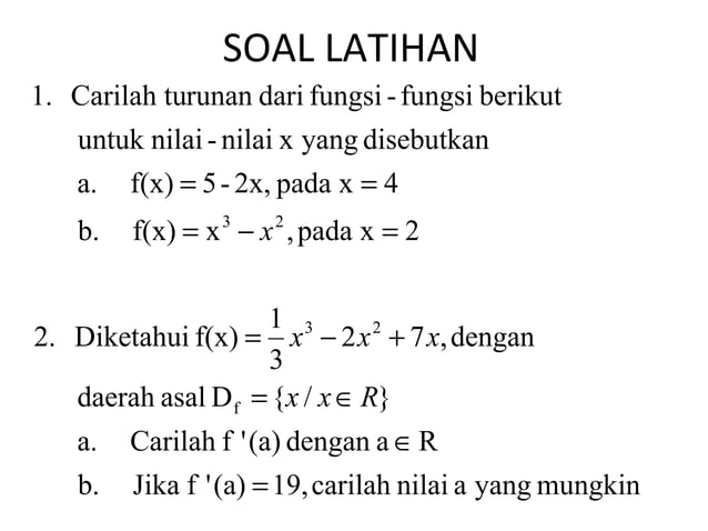 Turunan fungsi-lengkap | PPT