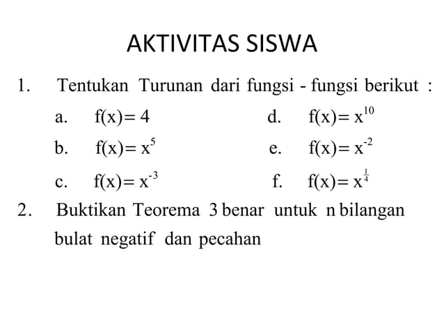 Turunan fungsi-lengkap | PPT
