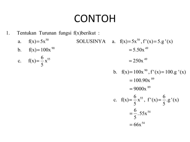 Turunan fungsi-lengkap | PPT