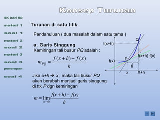 Turunan1 | PPT