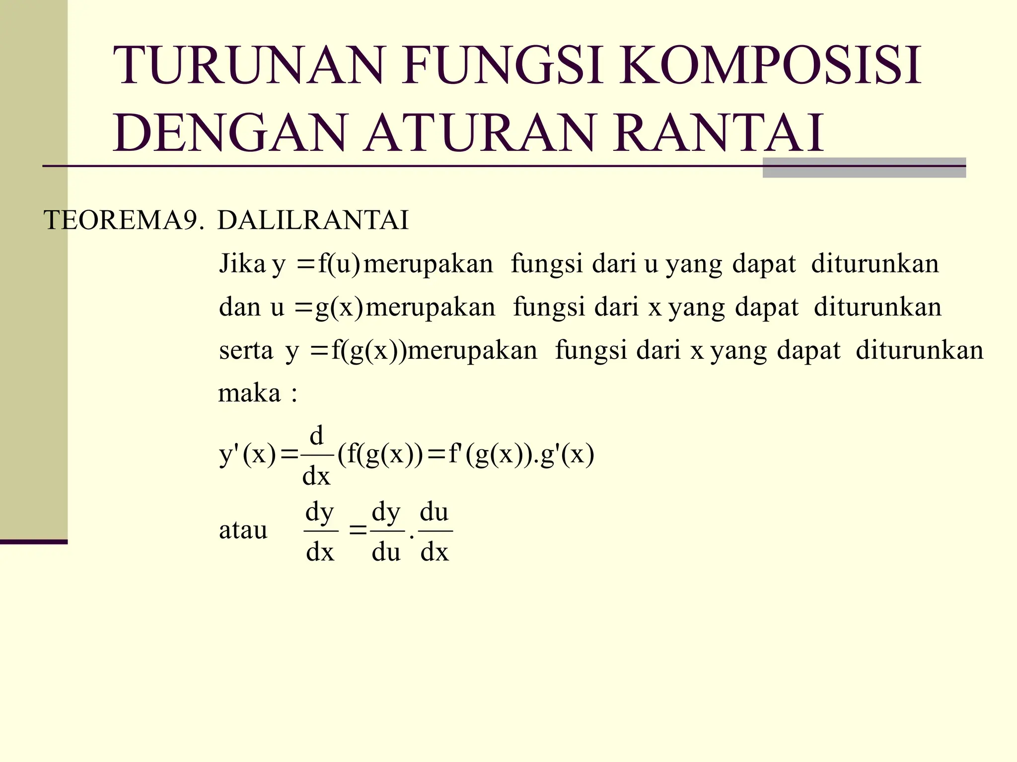 Turunan dan Operasi Turunan beserta sifat.ppt