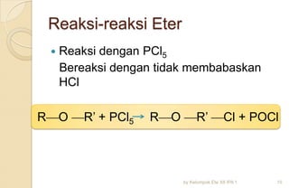 Turunan alkana ether | PPT