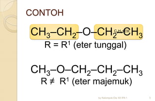 Turunan alkana ether | PPTX
