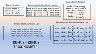 Turunan fungsi trigonometri | PPTX