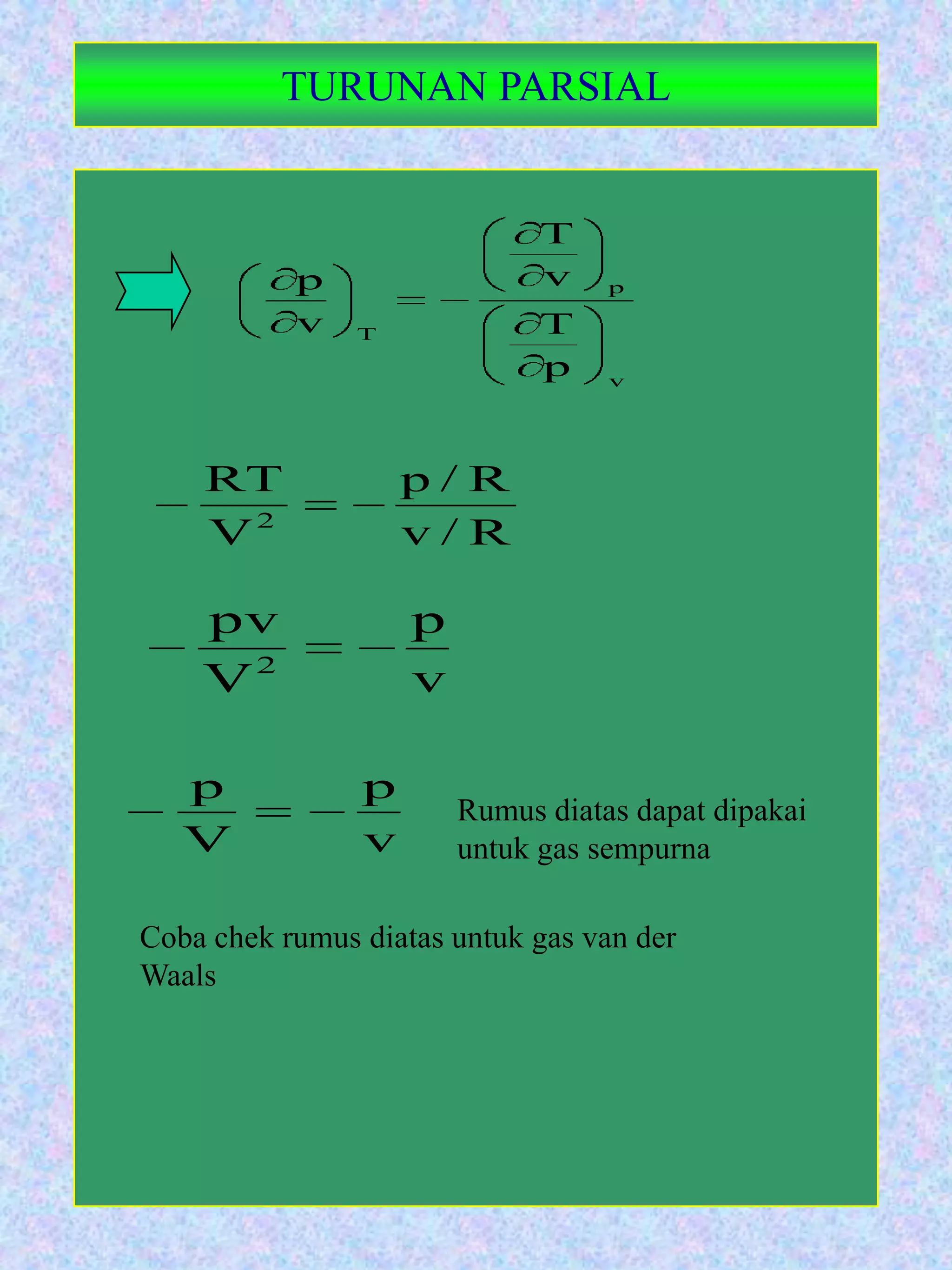 Turunan parsial (pertemuan iv) | PPTX