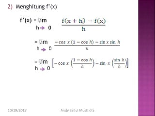 Turunan Trigonometri (sin, cos, tan) | PPTX