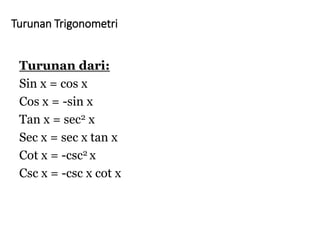 Turunan Tingkat Tinggi.ppt