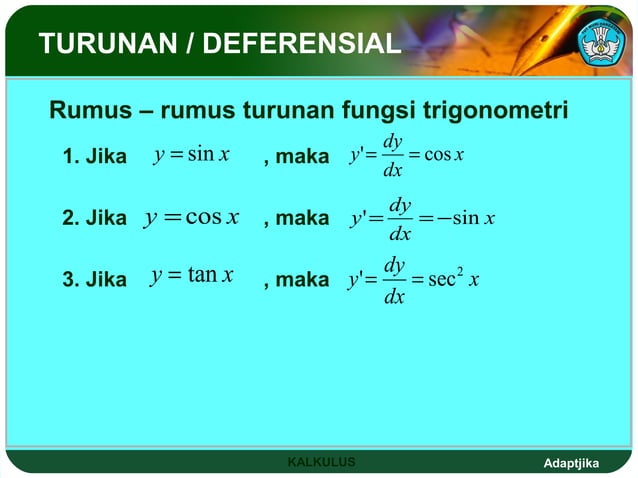 Turunan trigonometri | PPT
