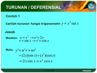 Turunan trigonometri | PPT