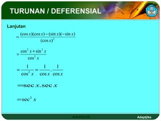 Turunan trigonometri | PPT