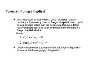 Turunan trigonometri dan turunan implisit-2.ppt