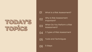 Risk Assessment techniques. Why Important | PDF