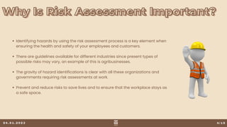 Risk Assessment techniques. Why Important | PDF