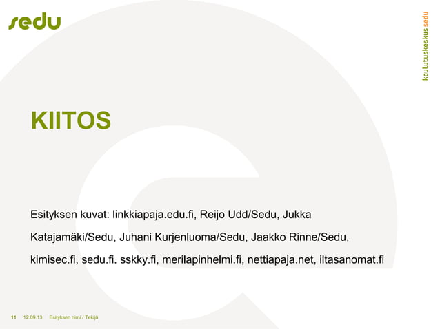 TurvaPeda Jaakko Rinne | PPT