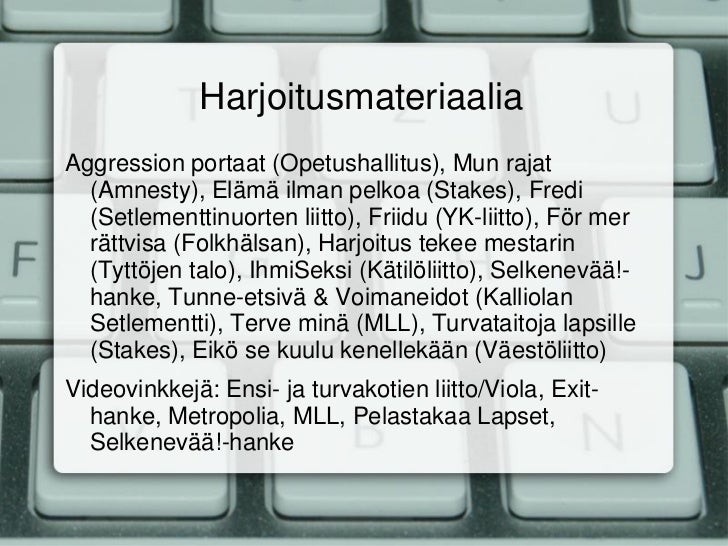 Aaltonen: Harjoitus tekee mestarin – THL:n Turvataitoja nuorille -opp…