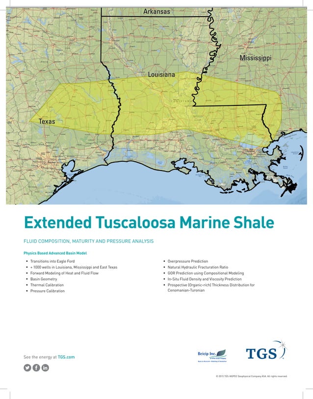 TGS NSA- Onshore Tuscaloosa Marine Shale | PDF