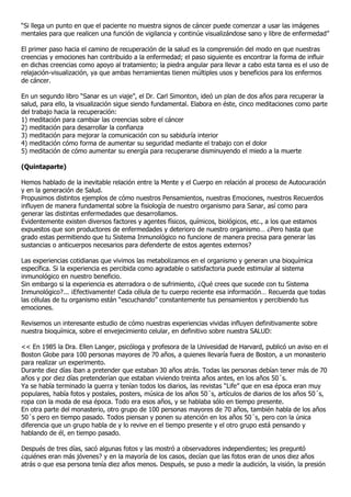 Tus células escuchan lo que piensas | DOCX