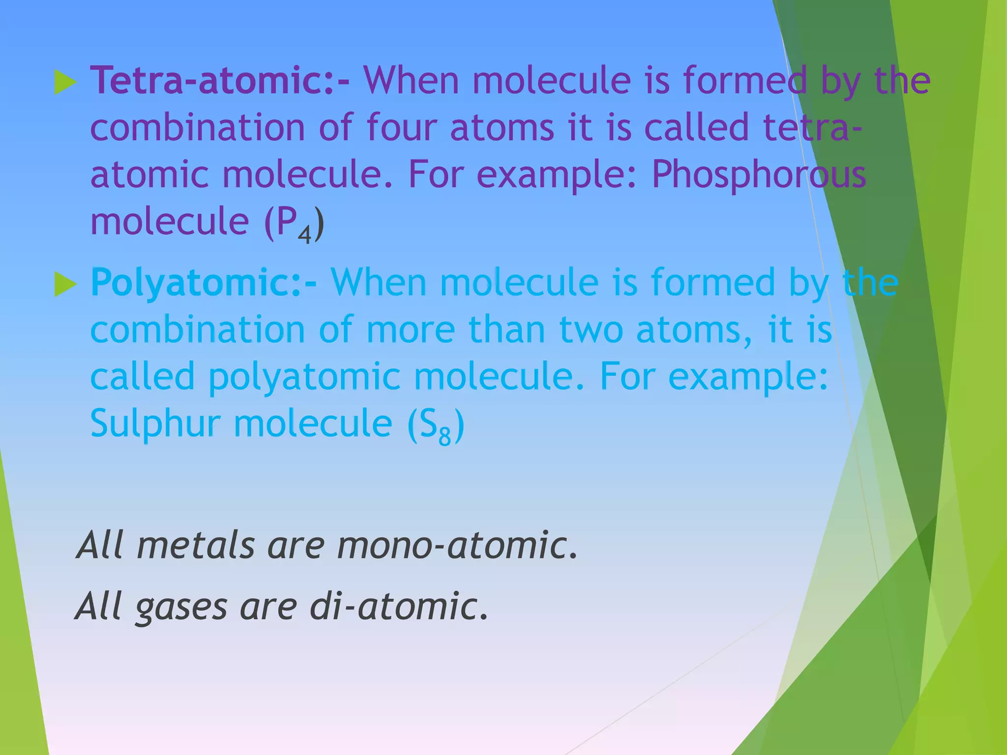 Atoms and Molecules Ncert 9th | PPTX