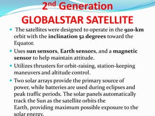 Iridium , Globalstar , ICO satellite system | PPTX