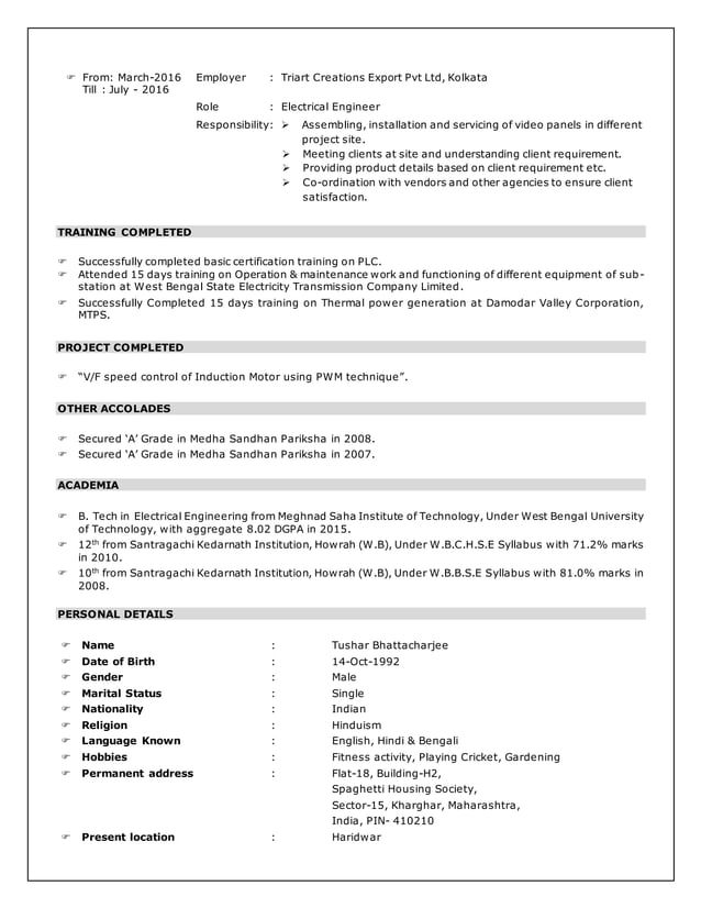 Tushar cv 01 08-17 | PDF