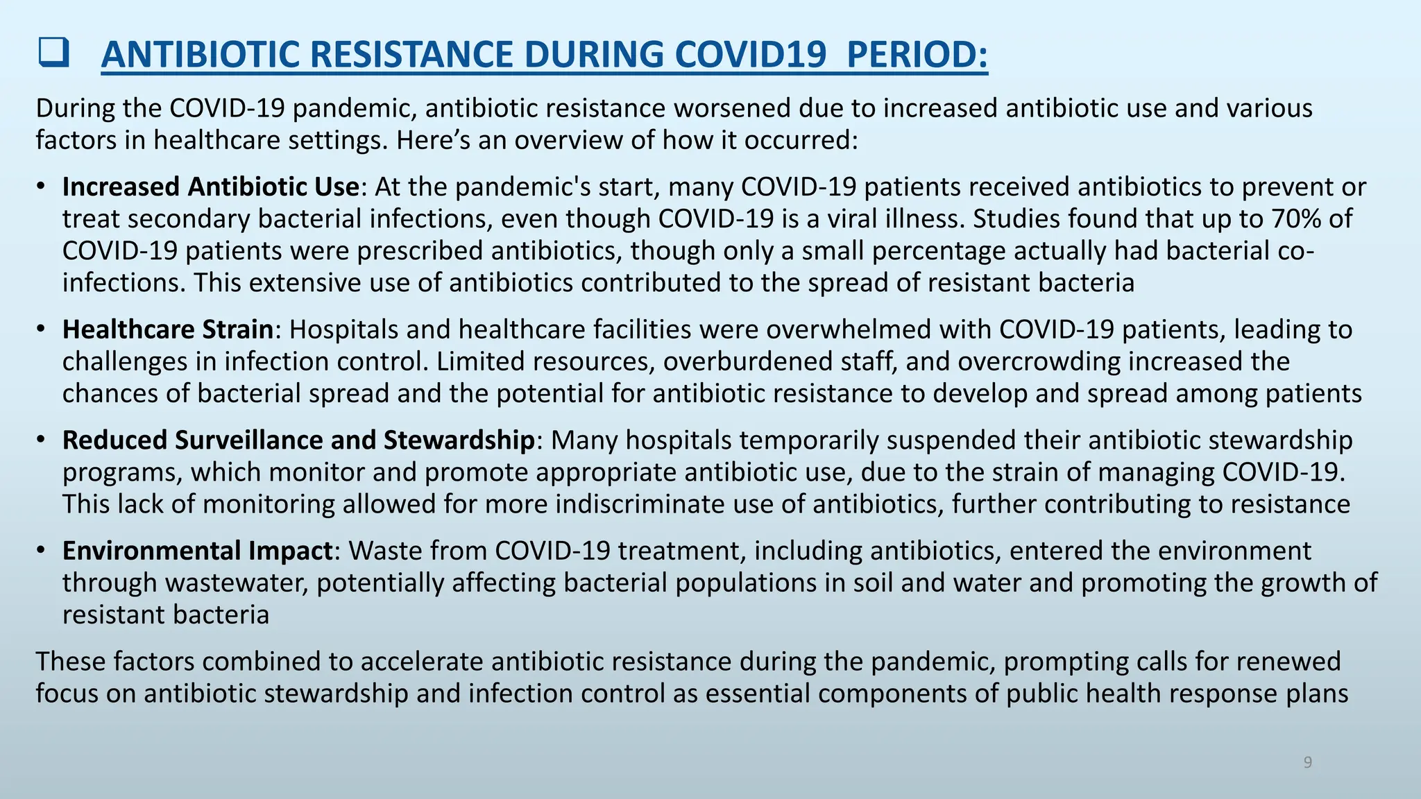 ANTIBIOTICS RESISTANCE AND THEIR CAUSES ,IMPACTS | PDF