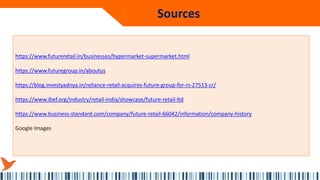 Future Group - Future Retail overview | PPTX