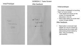 Paper prototype- Mobile app | PDF | Browsers | Computer Software and ...