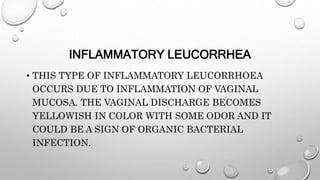 Leucorrhea | PPTX