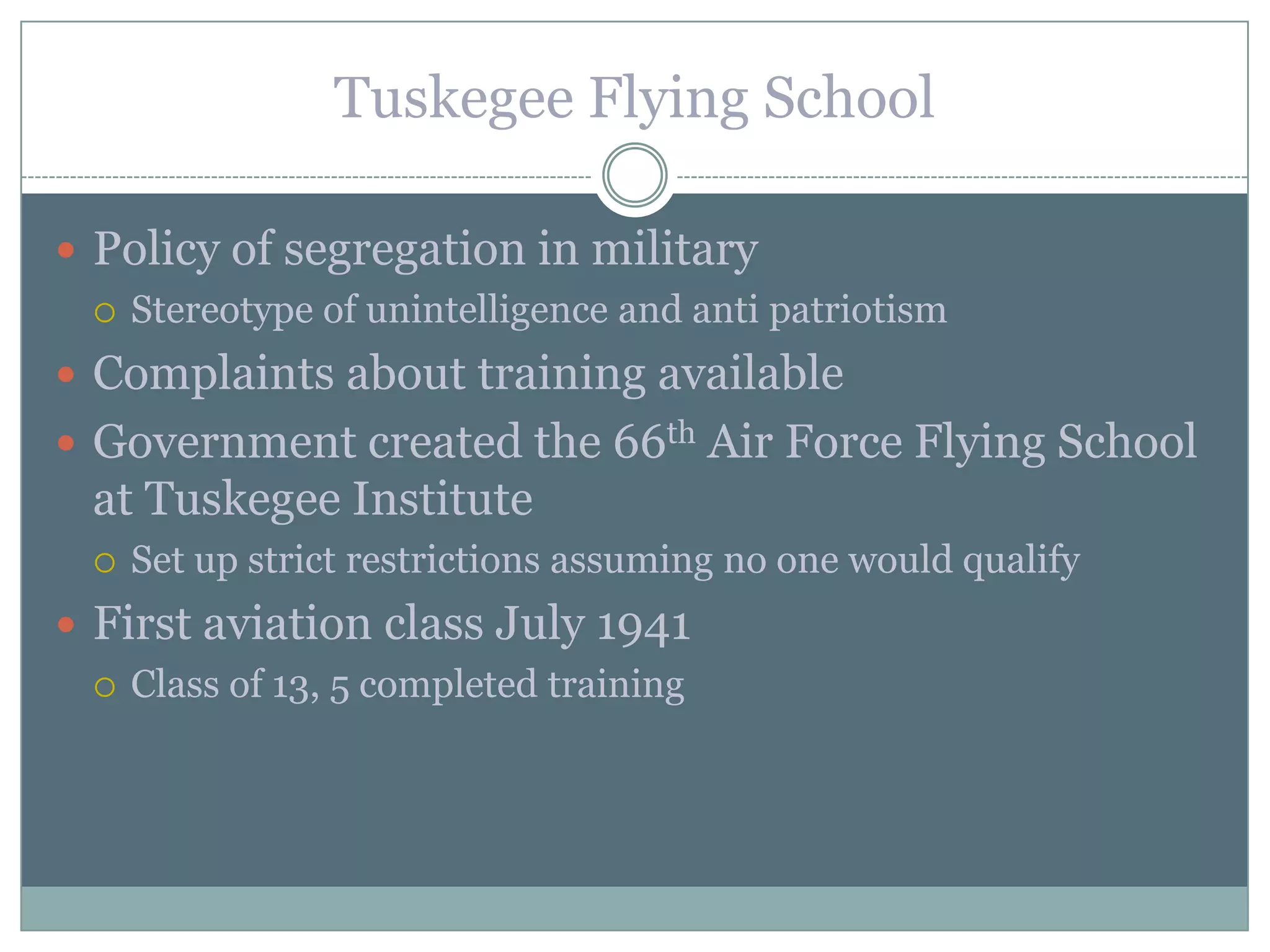 Tuskegee Airmen | PPT