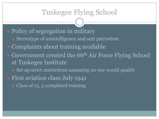 Tuskegee Airmen | PPT