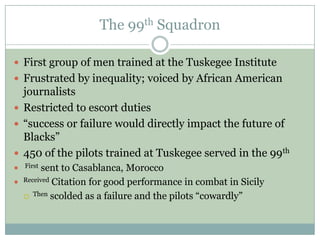 Tuskegee Airmen | PPT