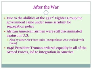Tuskegee Airmen | PPTX