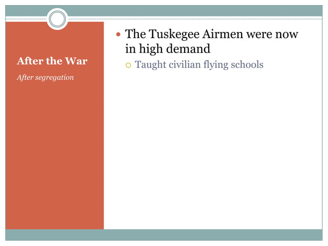 Tuskegee Airmen | PPT