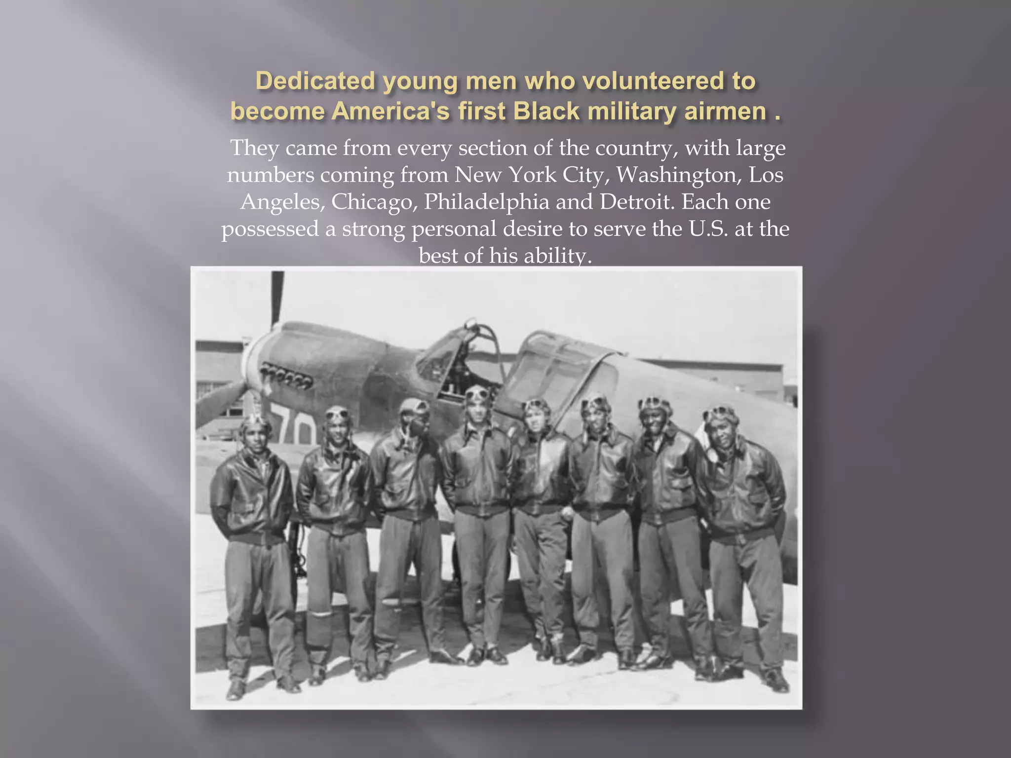 Tuskegee Airmen | PPT