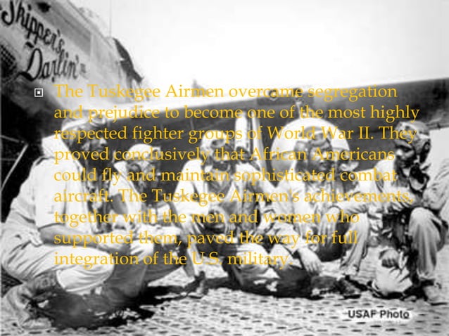 Tuskegee Airmen | PPT