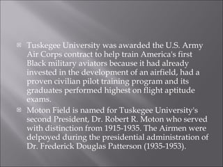 Tuskegee Airmen | PPT