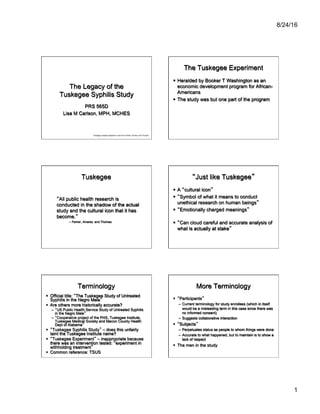 PRS565Tuskegee and guatemala 2016 | PDF