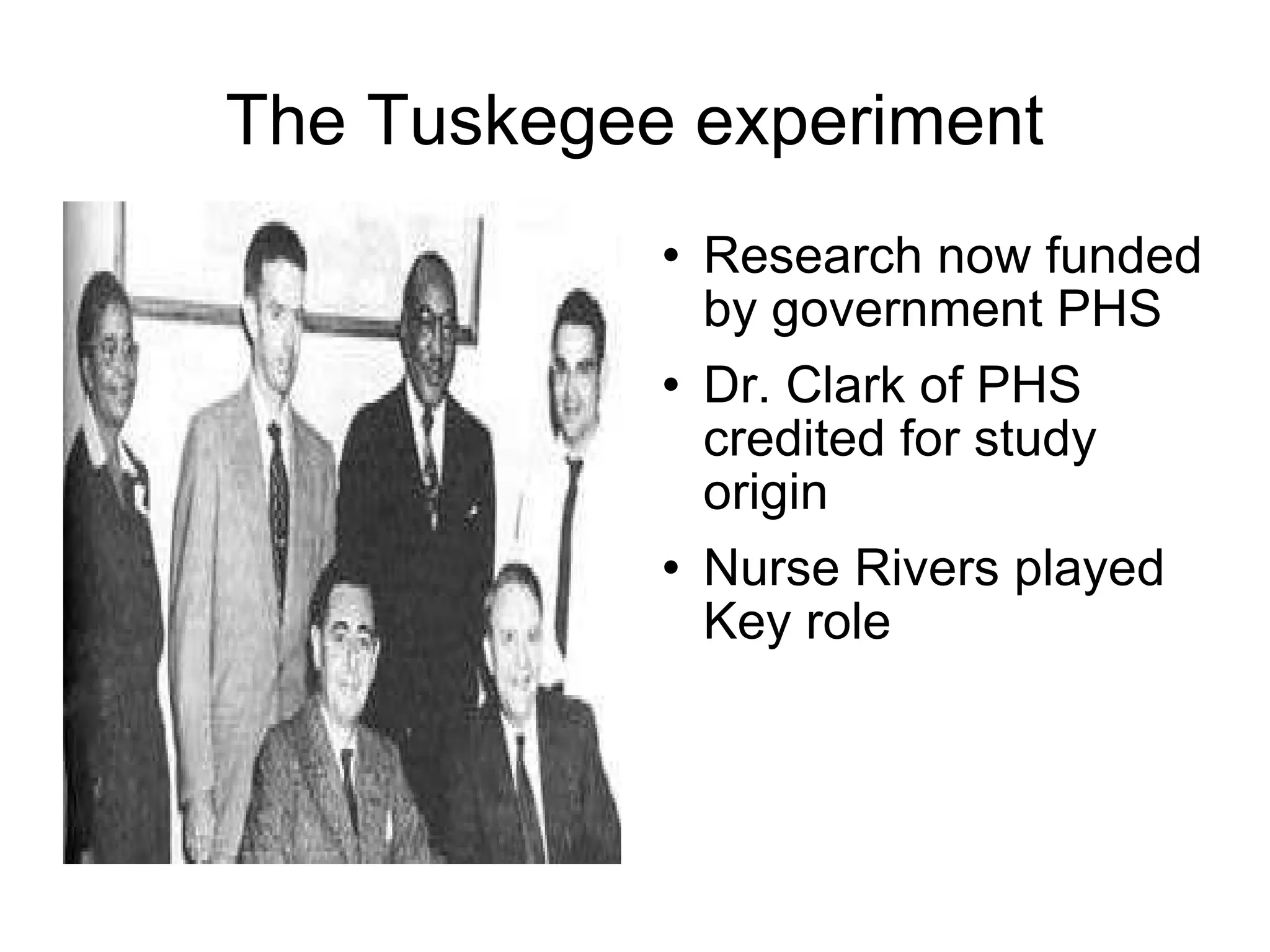 Tuskegee experiement power point | PPT