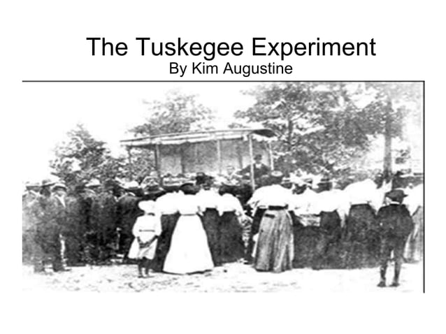 Tuskegee experiement power point | PPT | Sexual Health | Diseases and ...
