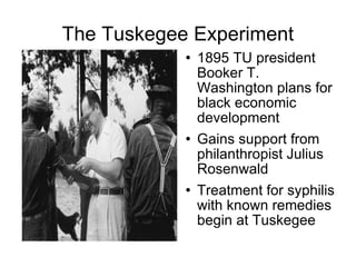 Tuskegee experiement power point | PPT